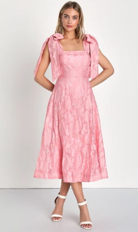 32 Chic Light Pink Party Dresses Perfect for Wedding Guests - I'm ...